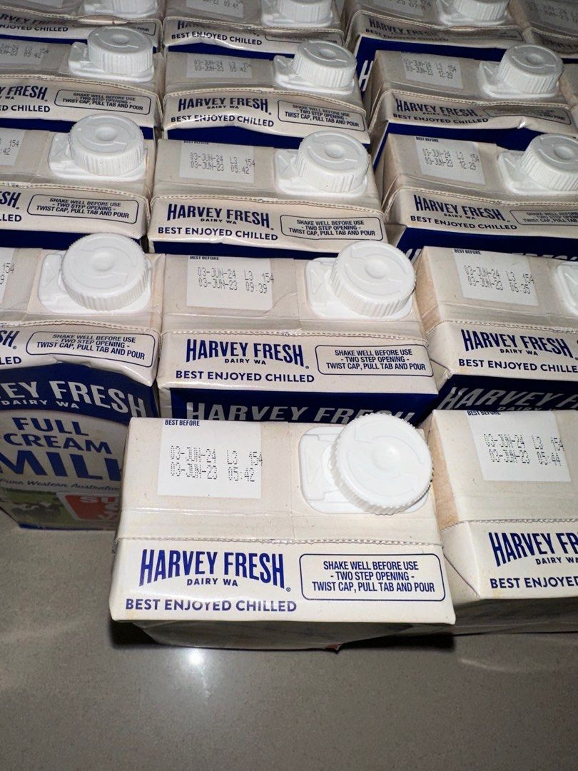 Harvey Fresh Full Cream Milk 1L, Food & Drinks, Beverages on Carousell
