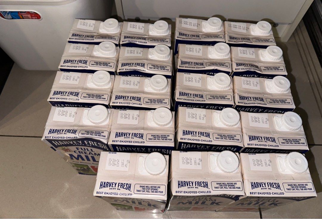 Harvey Fresh Full Cream Milk 1L, Food & Drinks, Beverages on Carousell