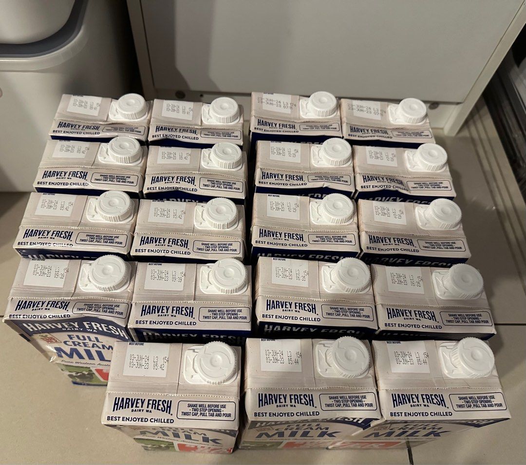 Harvey Fresh Full Cream Milk 1L, Food & Drinks, Beverages on Carousell