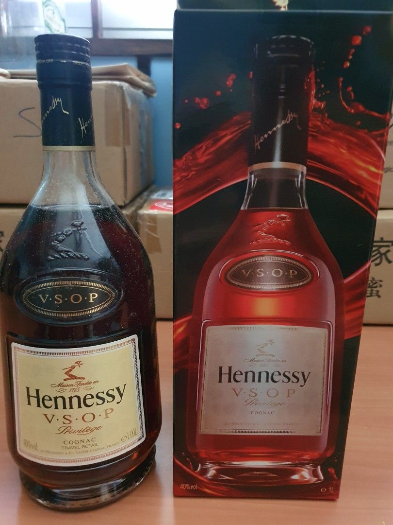 Hennessy VSOP Cognac 1 litre, Food & Drinks, Alcoholic Beverages on Carousell