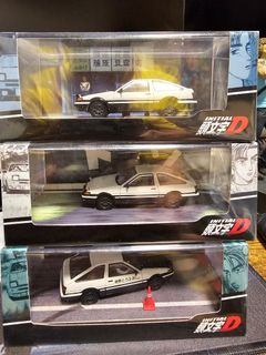Hobby Japan initial-d ae86 diorama set with driver initial d 1/64 ...