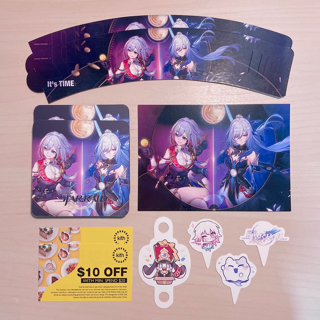 Honkai: Star Rail x Kith Collaboration Meal Purchase Benefits Set ...