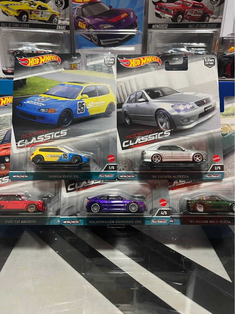 Hot Wheels Modern Classics Set, Hobbies & Toys, Toys & Games on Carousell