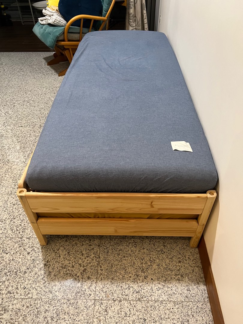 Ikea utaker stackable bed x 2, Furniture & Home Living, Furniture, Bed ...