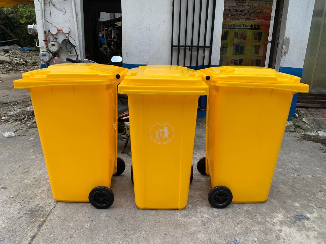 Industrial trash bin, Furniture & Home Living, Cleaning & Homecare ...