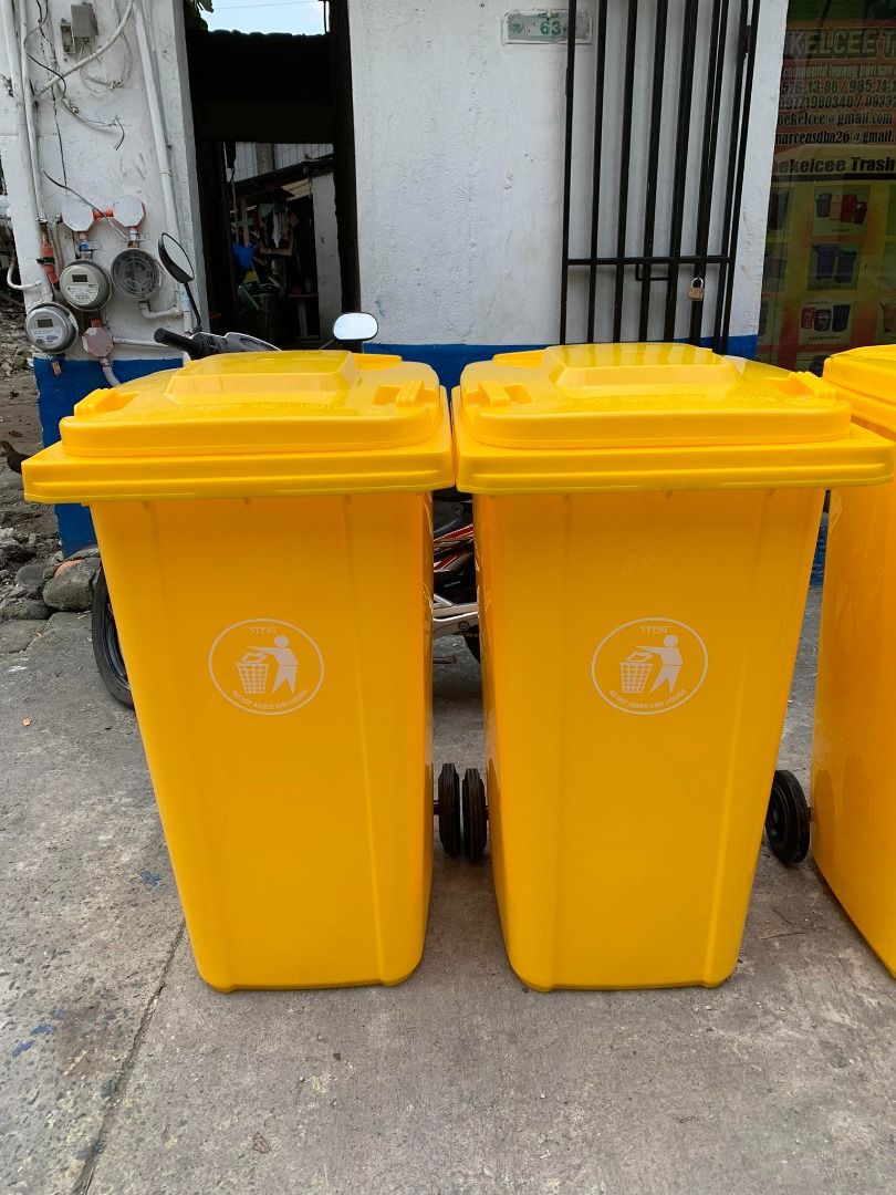 Industrial trash bin, Furniture & Home Living, Cleaning & Homecare ...