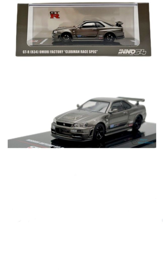 inno64 GT-R (R34) omori factory "clubman race spec", Hobbies & Toys ...