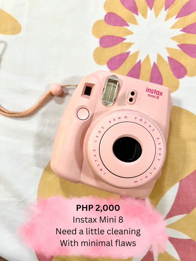 Instax Mini 8 with Battery Charger, Photography, Cameras on Carousell