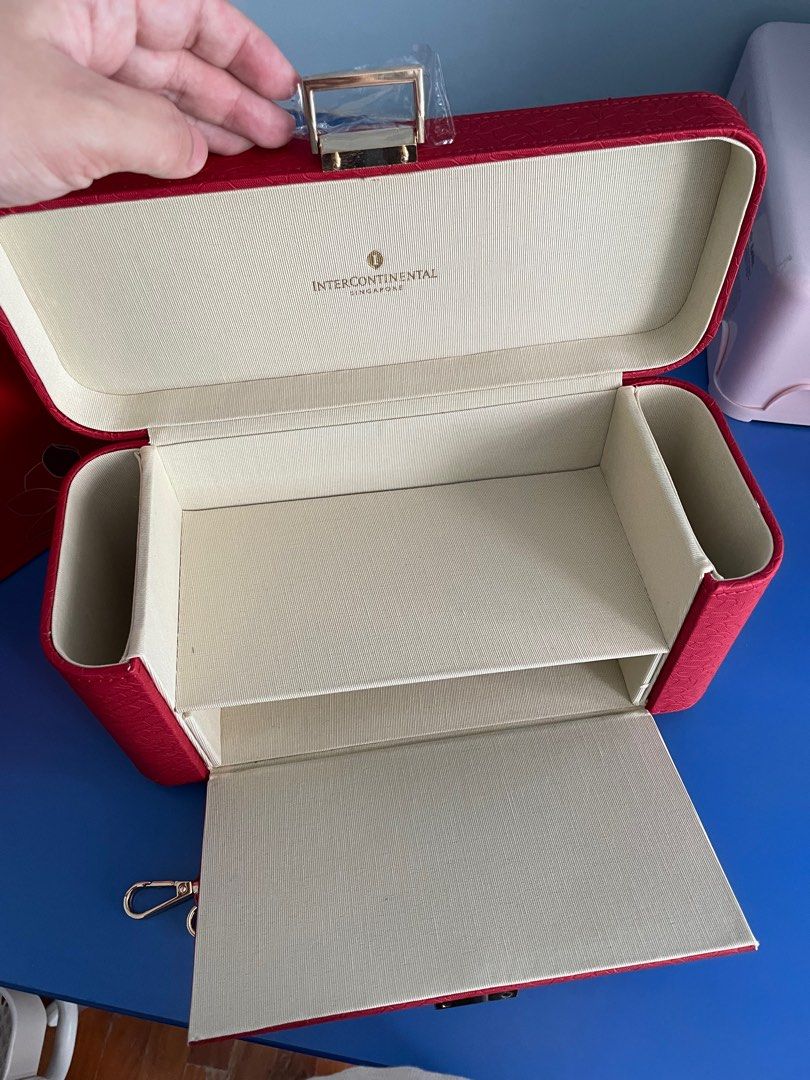 Intercontinental Hotel Storage Box / Organiser (Red colour), Furniture ...