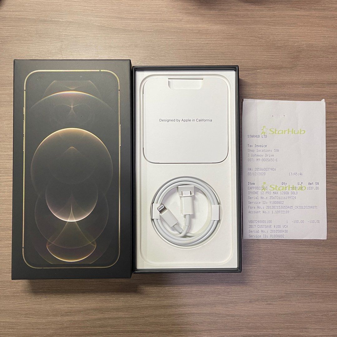 iPhone 12 Pro Max Gold 128GB, Mobile Phones & Gadgets, Mobile Phones ...