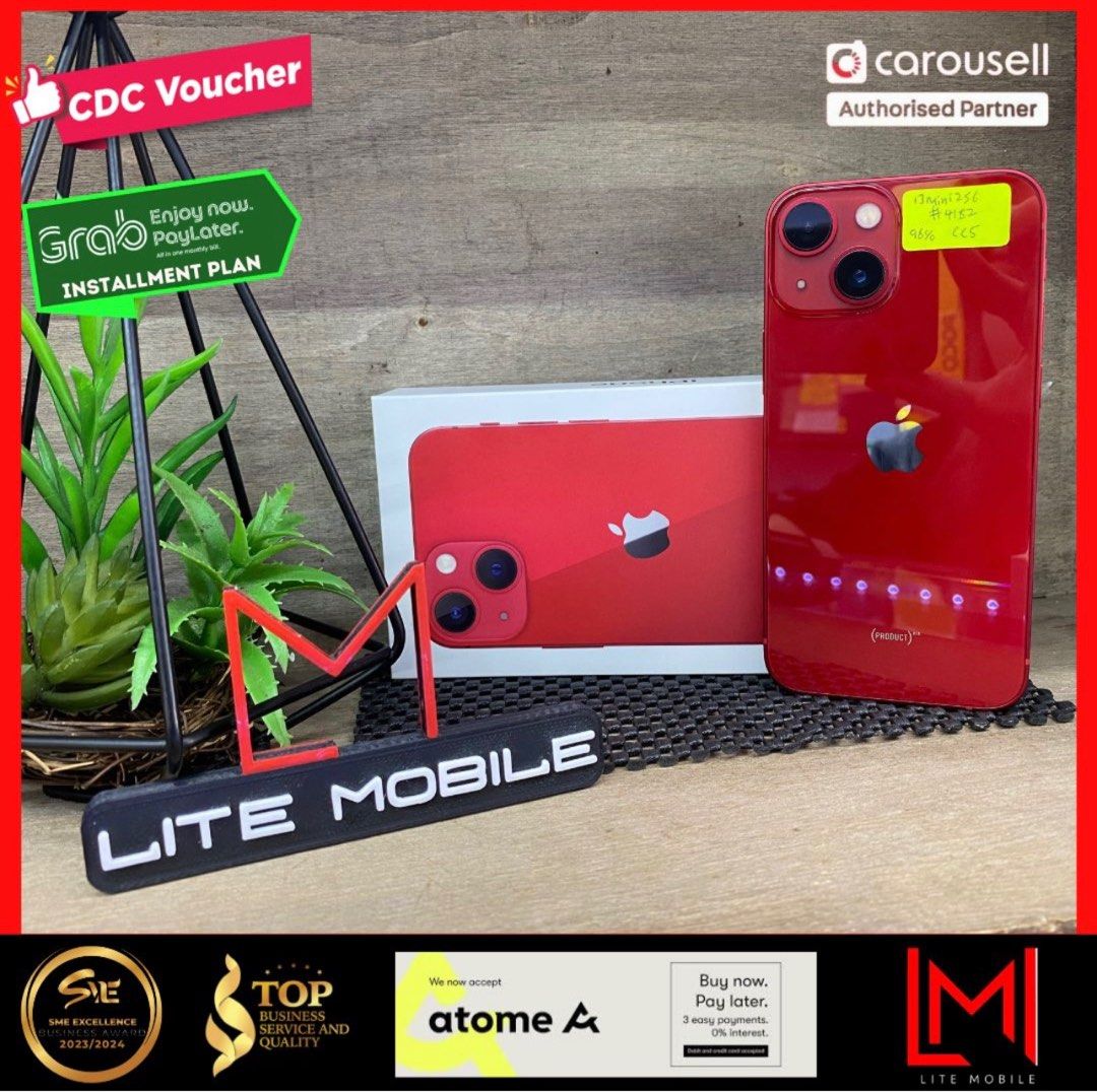iPhone 13 Mini Red 256GB, Mobile Phones & Gadgets, Mobile Phones ...