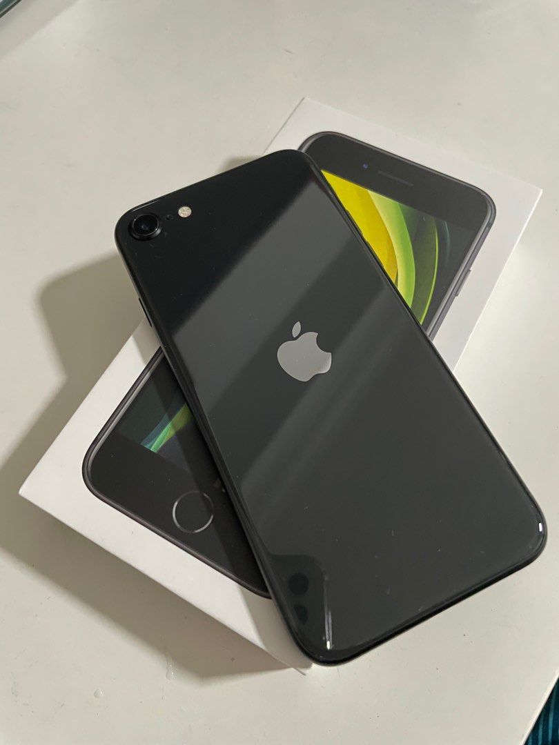 iPhone SE 2020 Black 64GB, Mobile Phones & Gadgets, Mobile Phones ...