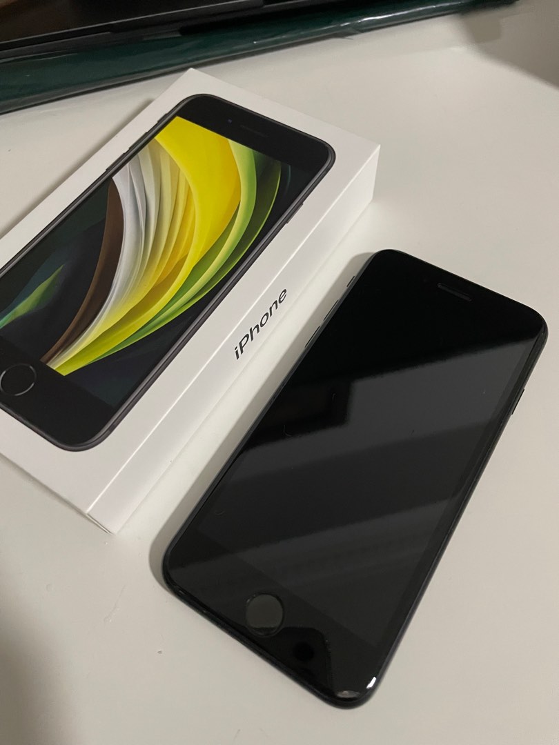 iPhone SE 2020 Black 64GB, Mobile Phones & Gadgets, Mobile Phones ...