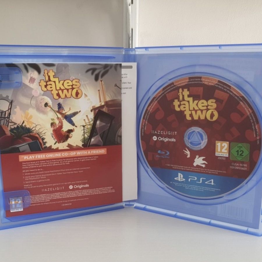 It Takes Two PS4 PS5 BD Kaset CD Playstation 4 Like New Second Used Preloved Bekas Pre Loved 2nd ...