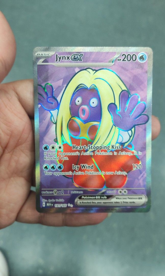 Jynx EX Full Art Pokemon 151 TCG Trading Card Game, Hobbies & Toys, Toys & Games on Carousell