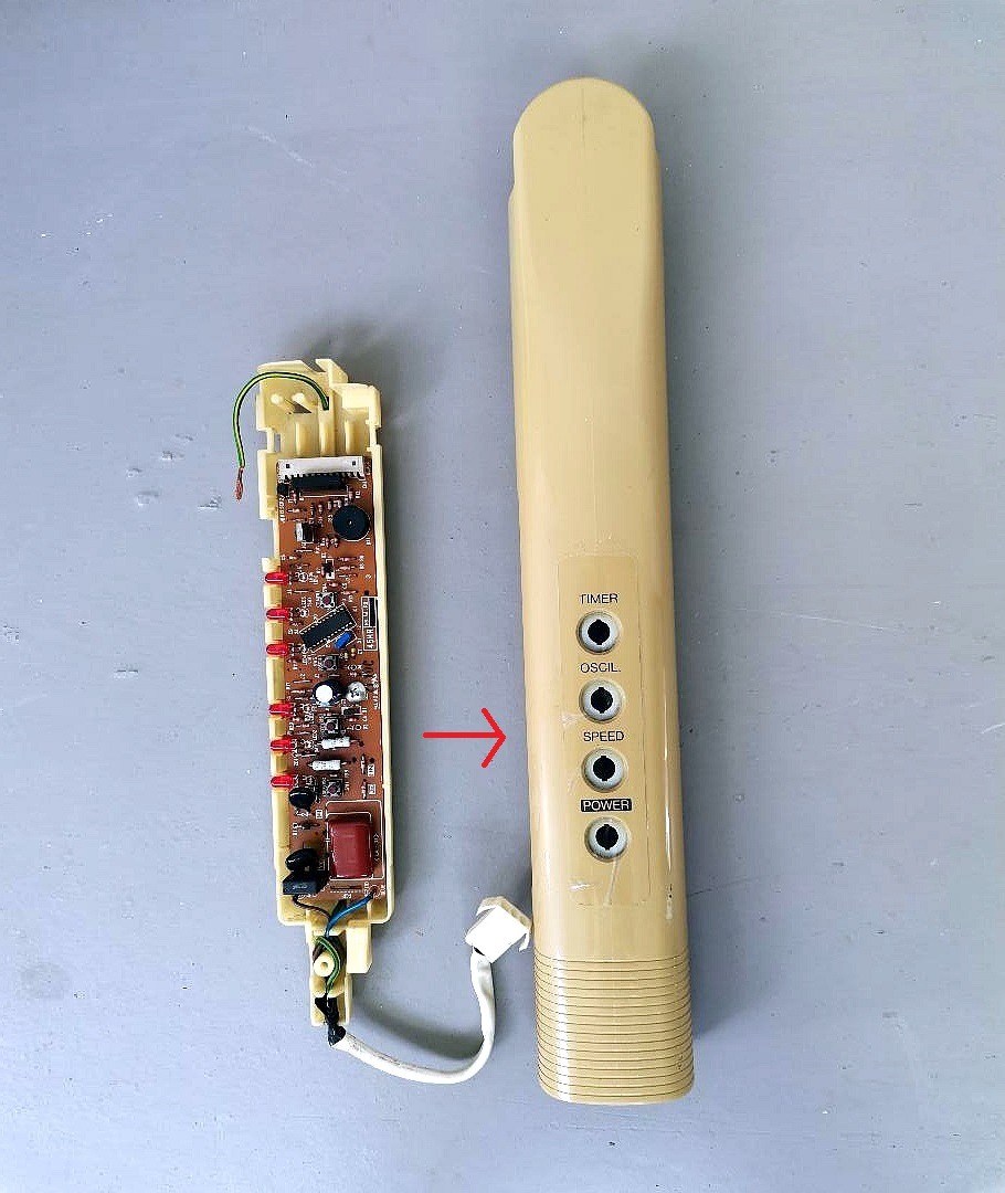 KDK fan part PCB for 16" stand fan with remote control functions ...