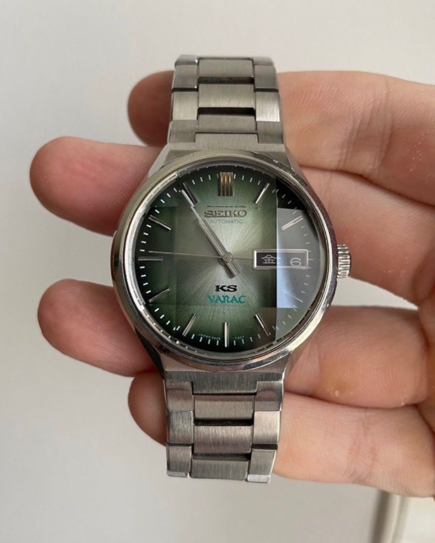 King Seiko KS Vanac 5626-7160 rare green dial vintage 1973 automatic watch, Men's Fashion ...