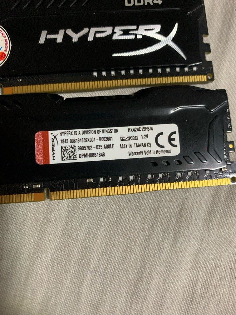 KINGSTON HYPER X DDR4, Computers & Tech, Parts & Accessories, Computer ...