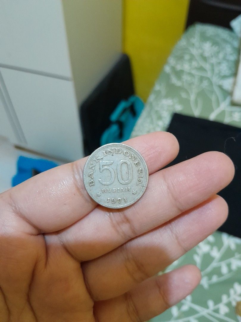 Koin 50 rupiah jadul, Antik, Uang Lama di Carousell