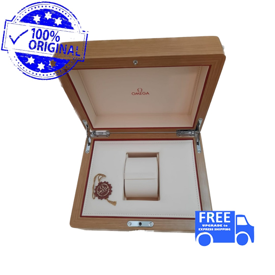 Kotak Jam Tangan Omegabox Original, Fesyen Pria, Jam Tangan di Carousell