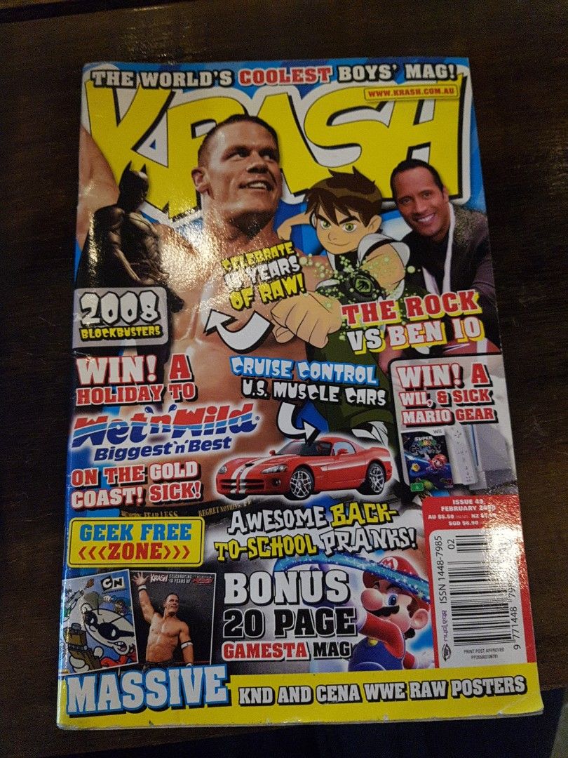 Krash Magazine ( John Cena, Ben10, The Rock ), Hobbies & Toys, Books ...