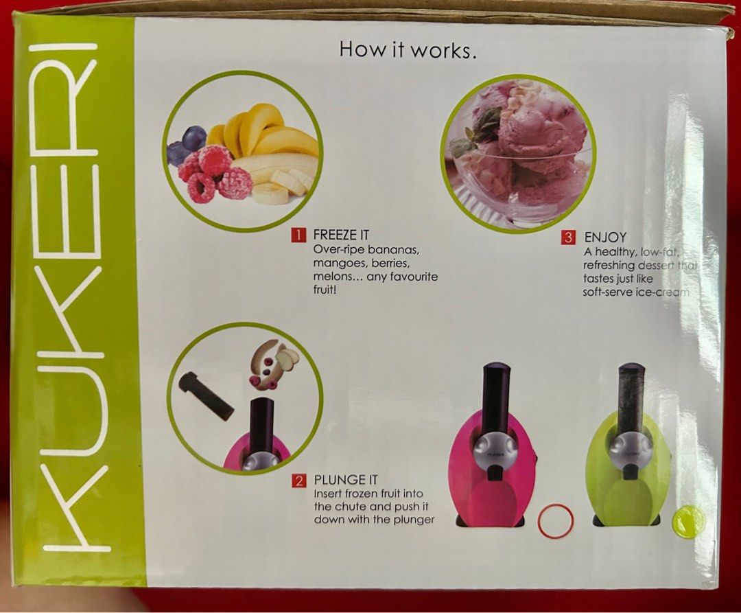 Kukeri fruit dessert maker, TV & Home Appliances, Kitchen Appliances ...