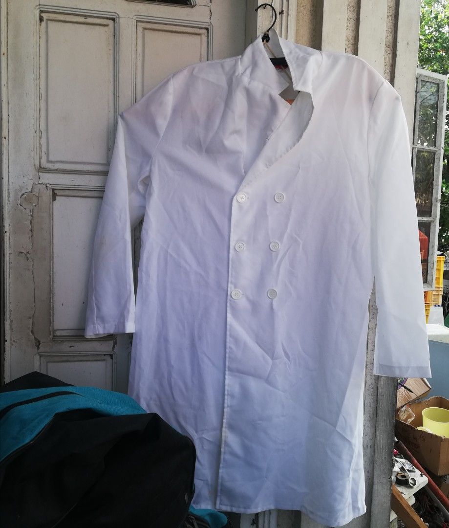 Lab gown, Women's Fashion, Coats, Jackets and Outerwear on Carousell