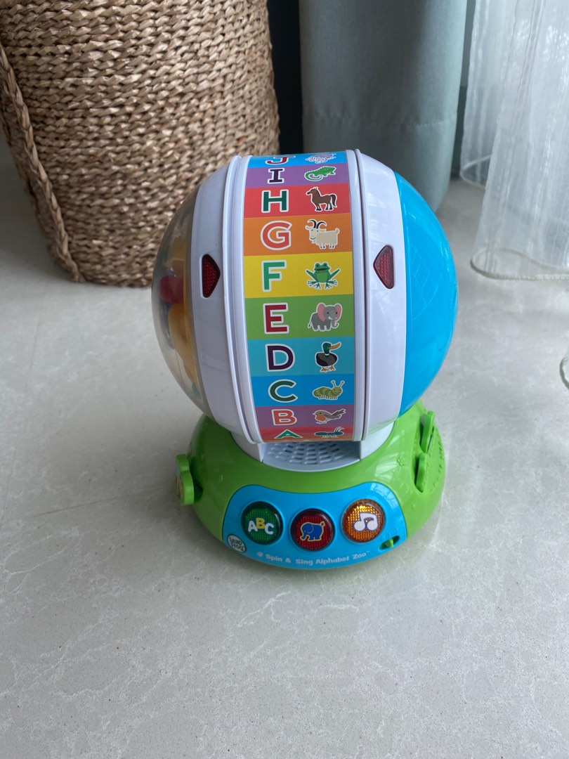 LeapFrog Spin & Sing Alphabet Zoo, Hobbies & Toys, Toys & Games on ...