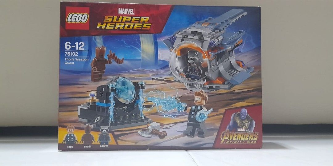 LEGO Marvel 76102 Thor's Weapon Quest, Hobbies & Toys, Toys & Games on Carousell
