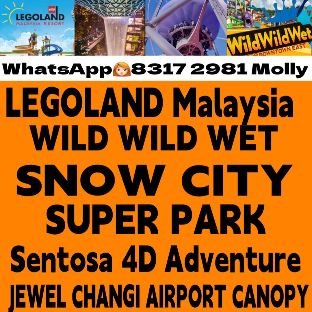 LEGOLAND Malaysia WILD WILD WET SNOW CITY SUPER PARK Sentosa 4D ...