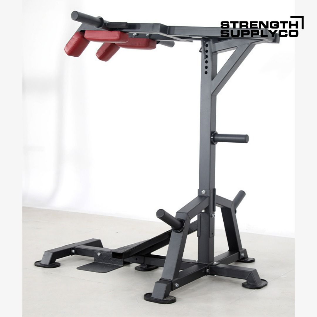 Leverage Squat Machine Hack Squat Calf Raise Machine, Sports Equipment ...