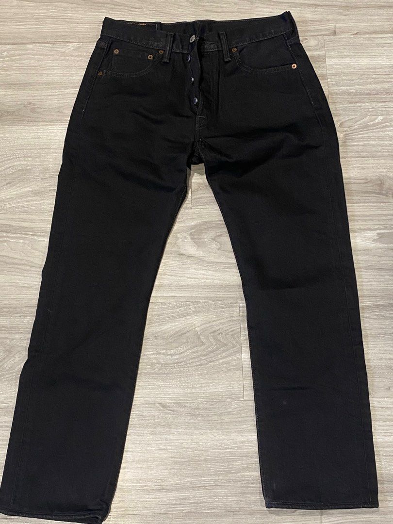 Levi's 501 Black Jeans, Men's Fashion, Bottoms, Jeans on Carousell