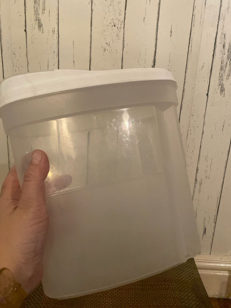 Liftable plastic container, Furniture & Home Living, Kitchenware ...