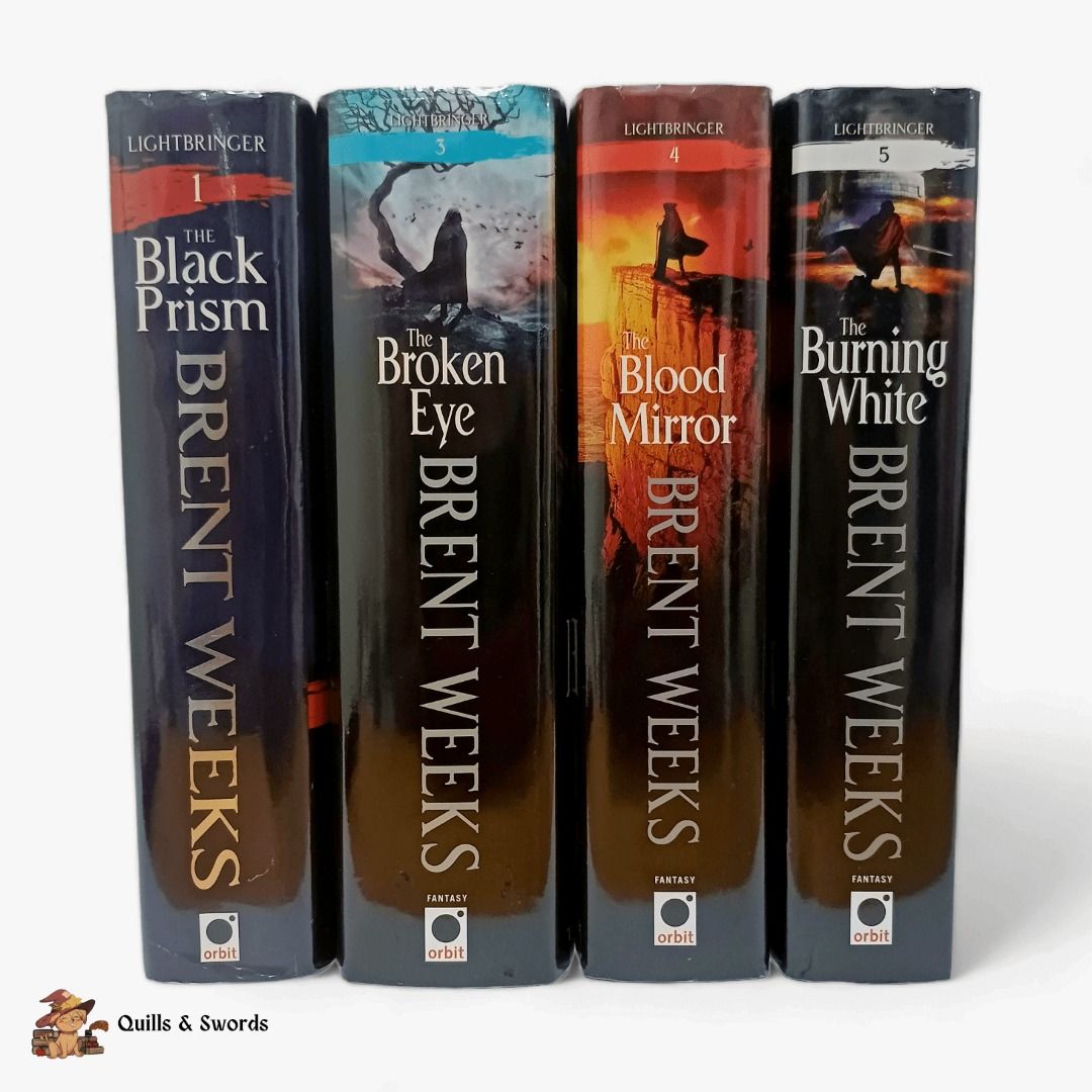 Lightbringer Series First Edition Hardcovers by Brent Weeks, Hobbies ...