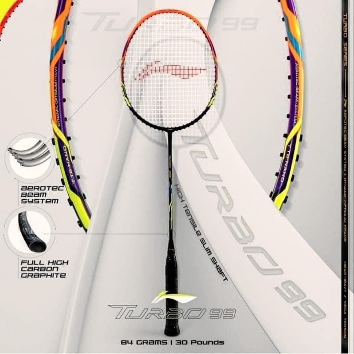 Lining Turbo 99 Racket, Sports Equipment, Sports & Games, Racket & Ball ...
