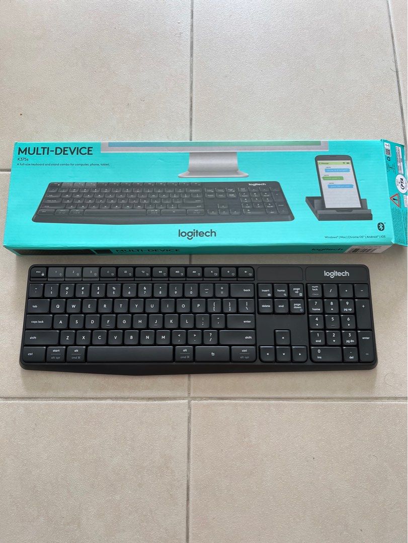 Logitech Bluetooth Keyboard, Computers & Tech, Parts & Accessories ...