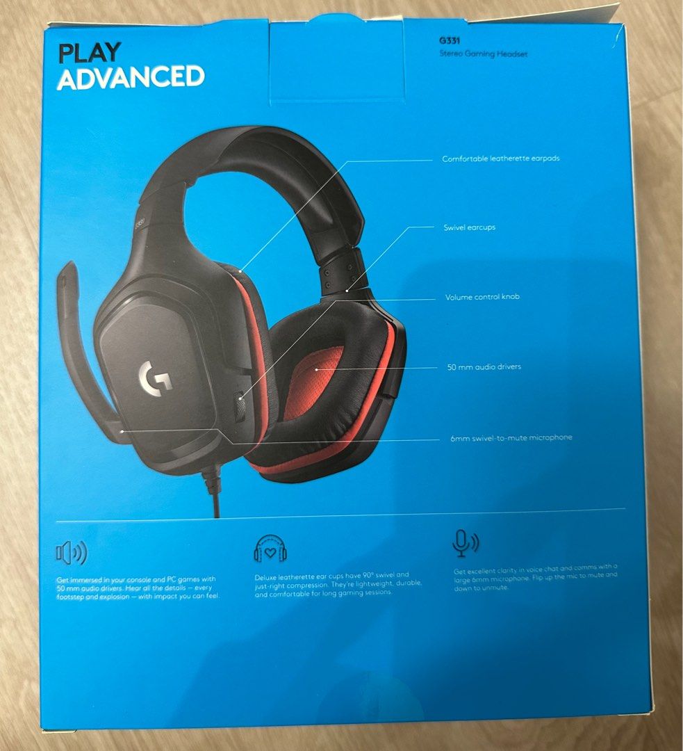 Logitech G331 Stereo Gaming Headset, Audio, Headphones & Headsets on ...