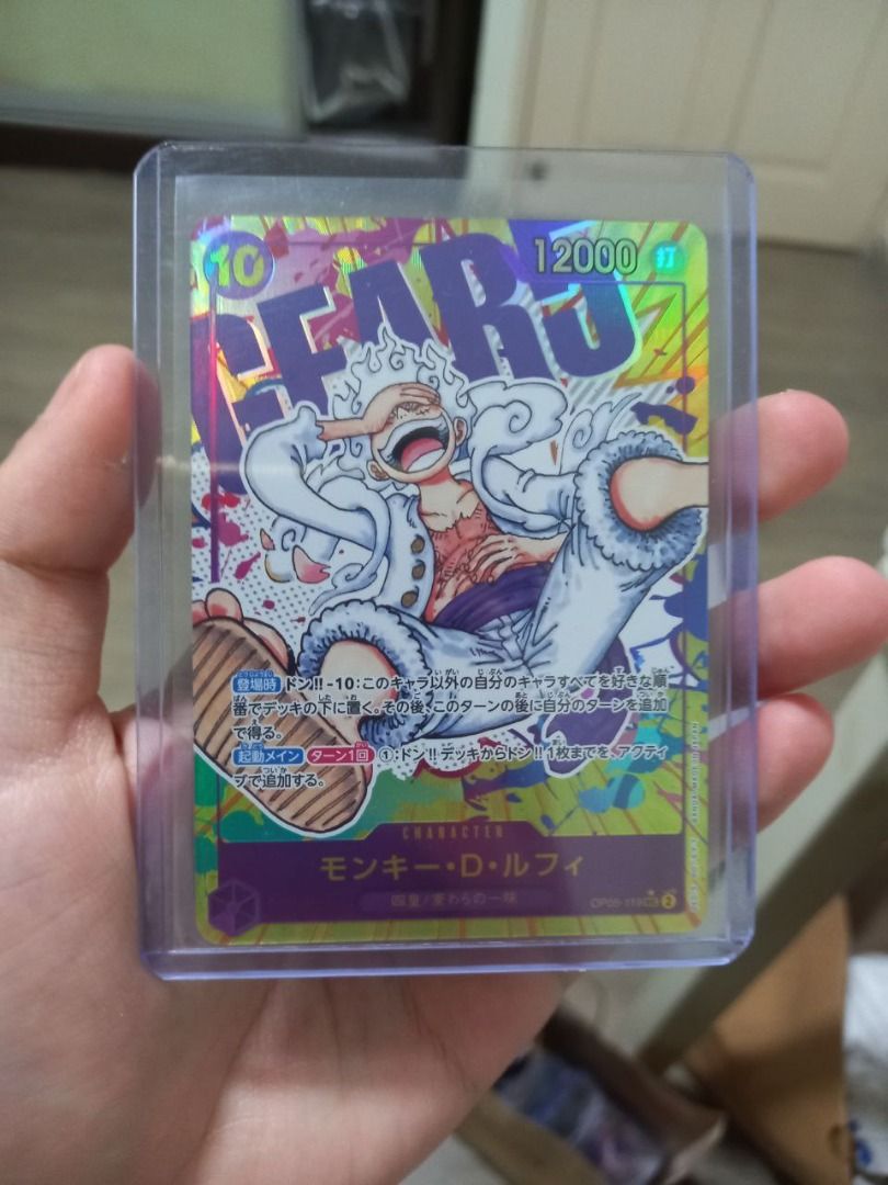 Luffy Gear5 G5 Psec OP5 One Piece Tcg Card Parallel AA, Hobbies & Toys ...