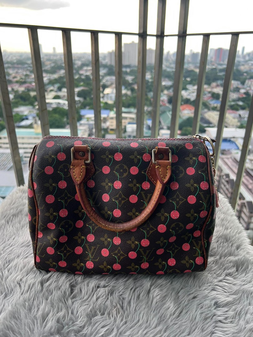 LV TAKASHA MURAKAMI CHERRY BAG VINTAGE, Luxury, Bags & Wallets on Carousell