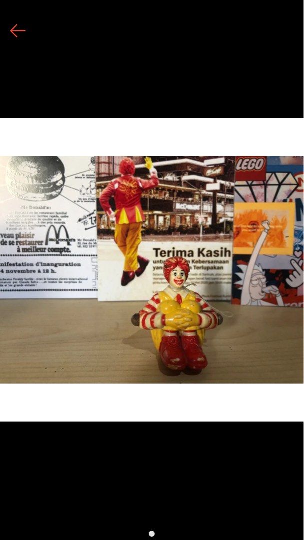 maskot mcd ronald, Toys & Collectibles, Mainan di Carousell