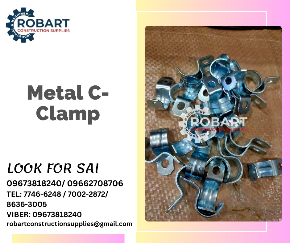Metal C-Clamp, Commercial & Industrial, Construction Tools & Equipment ...