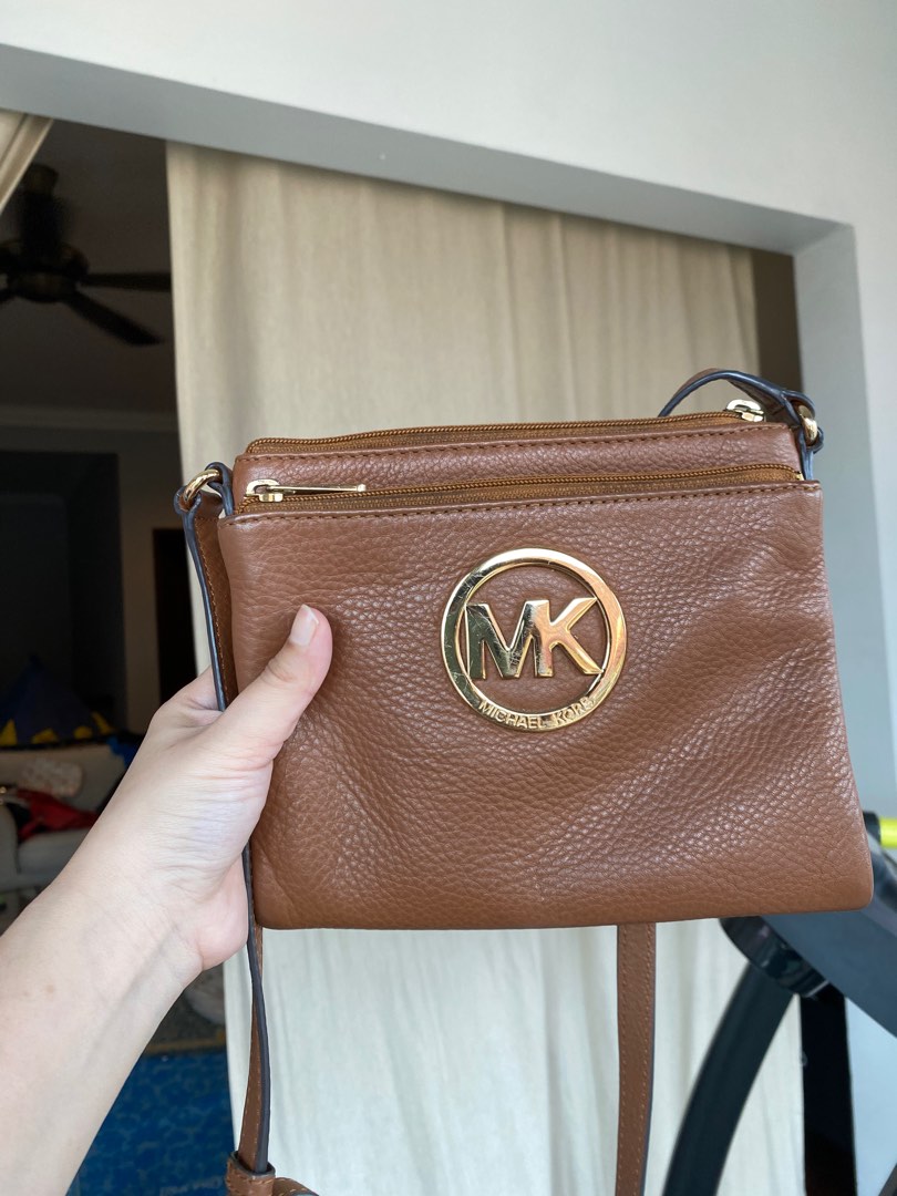Michael Kors MK Long Sling Bag, Women's Fashion, Bags & Wallets, Cross-body Bags on Carousell