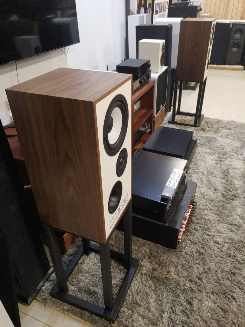 Mission 700 Inverted Driver Retro Inspired Speakers with Stands, Audio ...