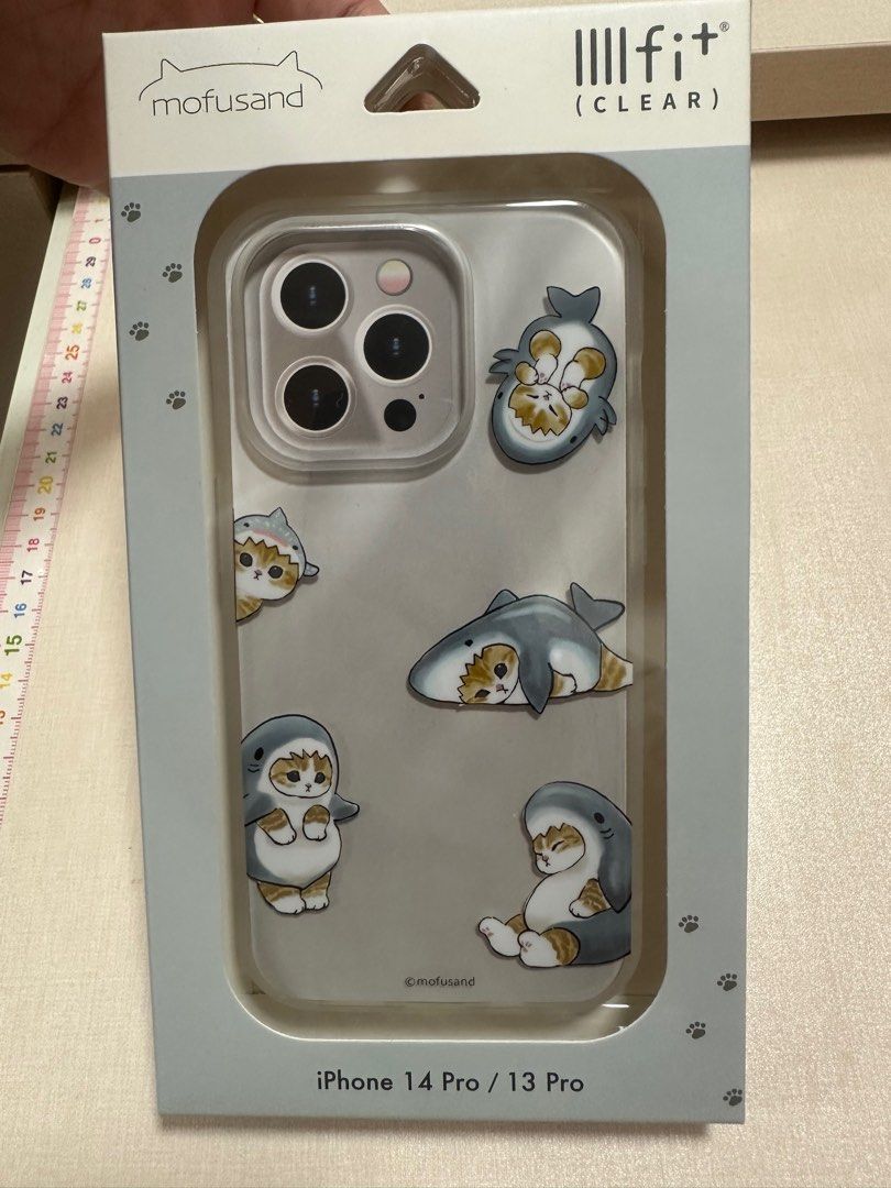 Mofusand iPhone Case 鯊魚貓 Iphone13pro/14pro 適用, 手提電話, 電話及其他裝置配件, 手機套及手機殻 ...