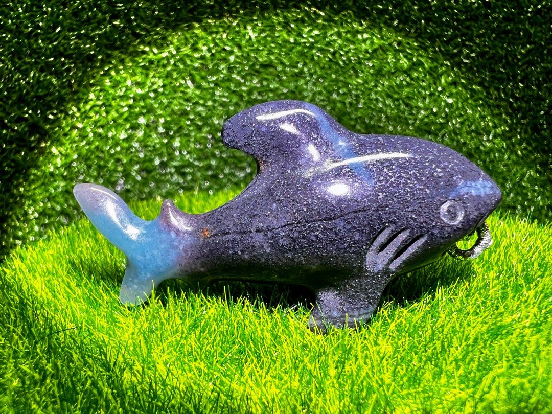 Mongolia Jade- Qiang Lin yu shark pendant-4, Furniture & Home Living ...