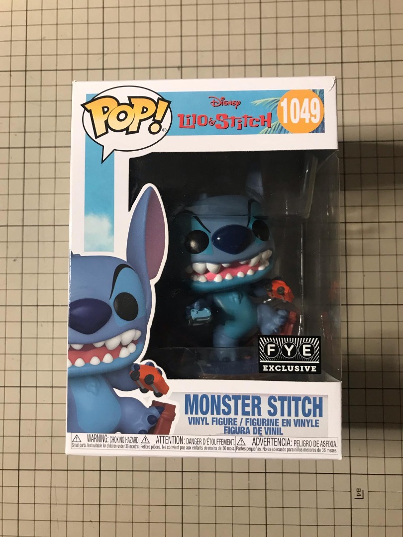 Monster Stitch #1049 FYE Exclusive Funko Pop Disney Lilo & Stitch ...