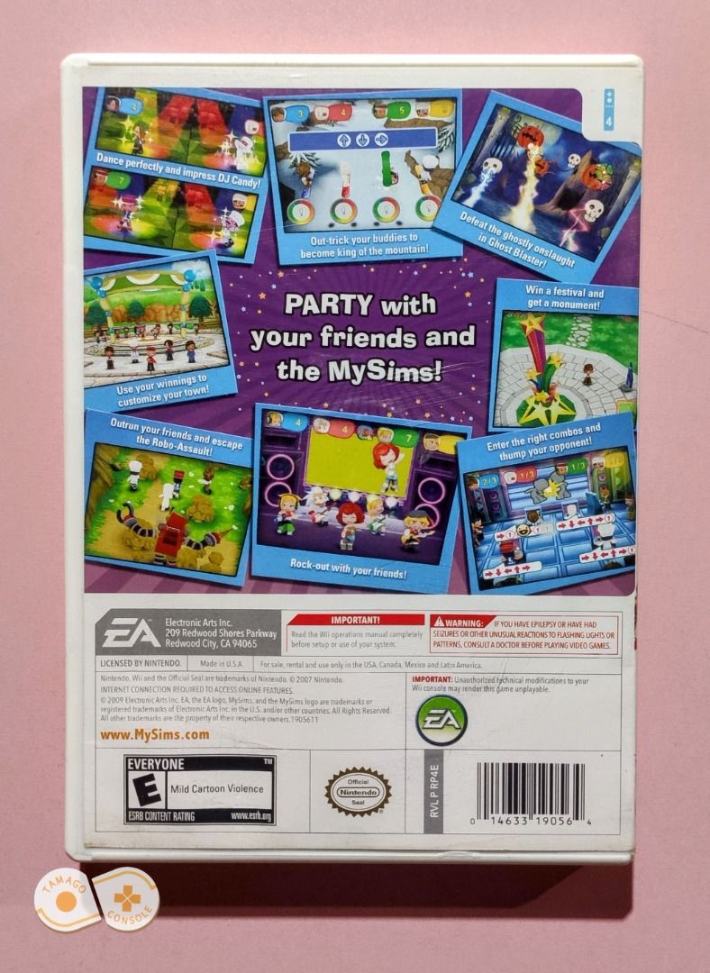 MySims Party - [Wii Game] [NTSC / ENGLISH Language] [CIB / Complete in ...