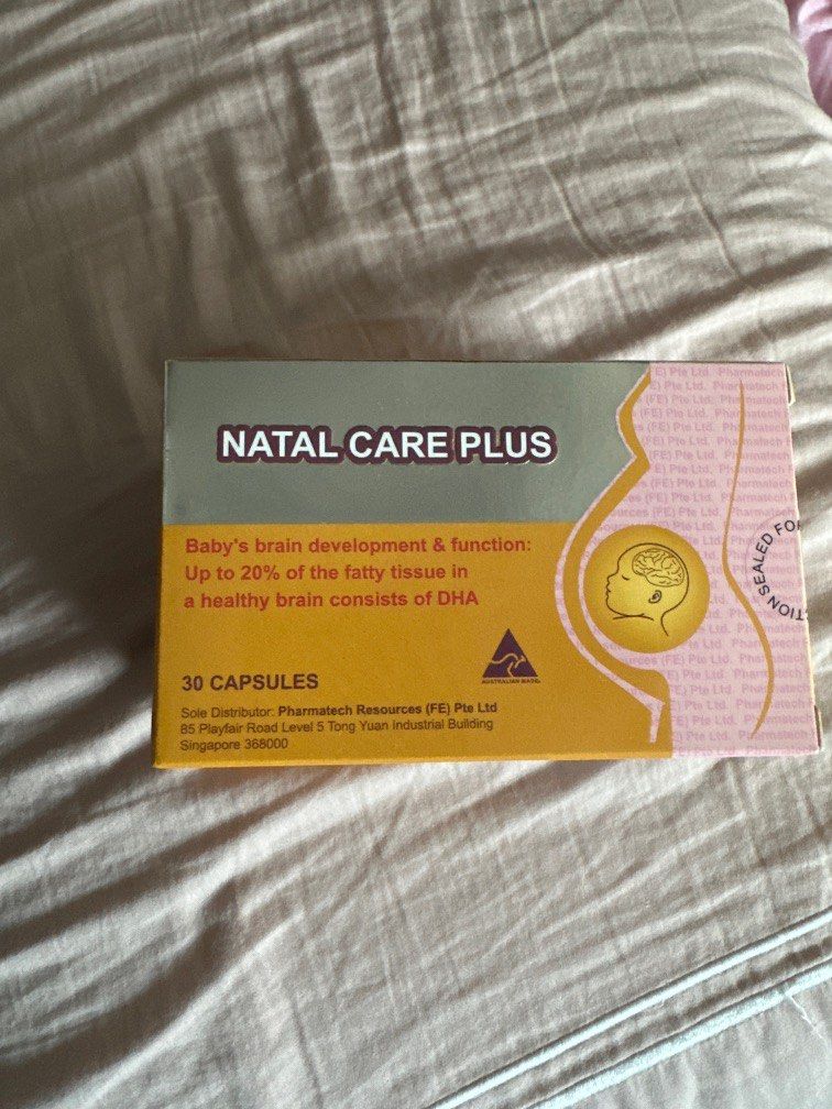Natal care plus fish oil, Health & Nutrition, Health Supplements ...
