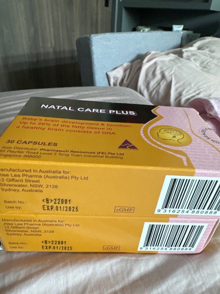 Natal care plus fish oil, Health & Nutrition, Health Supplements ...