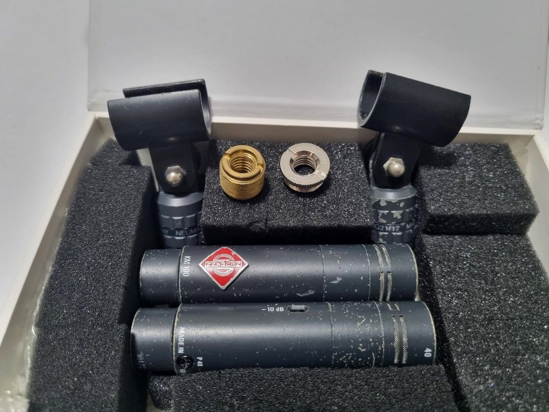 Neumann KM 140 Condenser Microphone Pair (KM100 body & AK40 cardioid ...